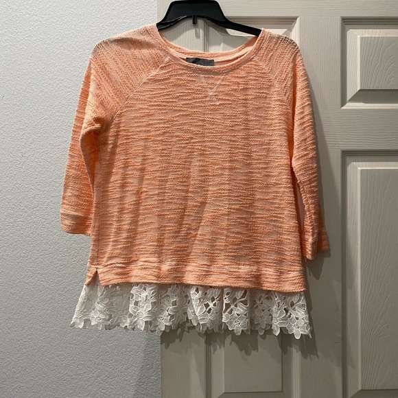 Sunday in Brooklyn | Tops | Sunday And Brooklyn Light Orange Round Neck ...